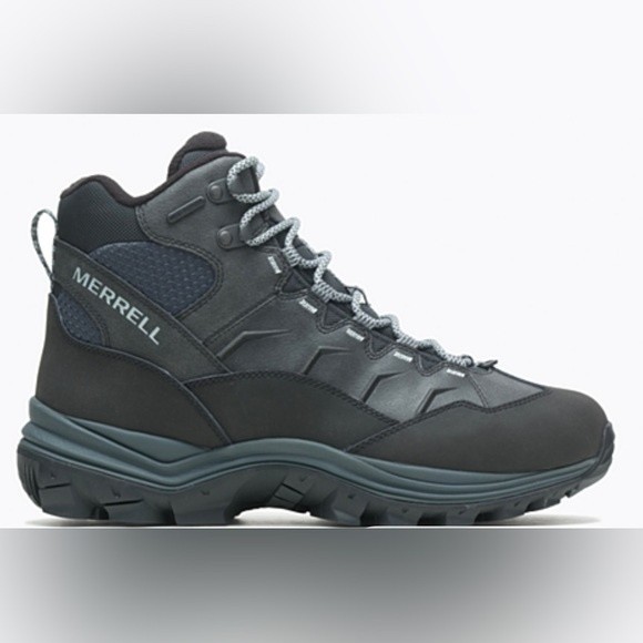 Merrell | Shoes | Merrell Thermo Chill Mid Shell Waterproof Black Mens ...